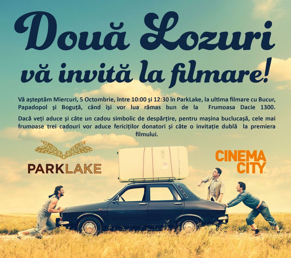 Miercuri, 5 octombrie, echipa Doua lozuri va invita la filmare! | PRO TV