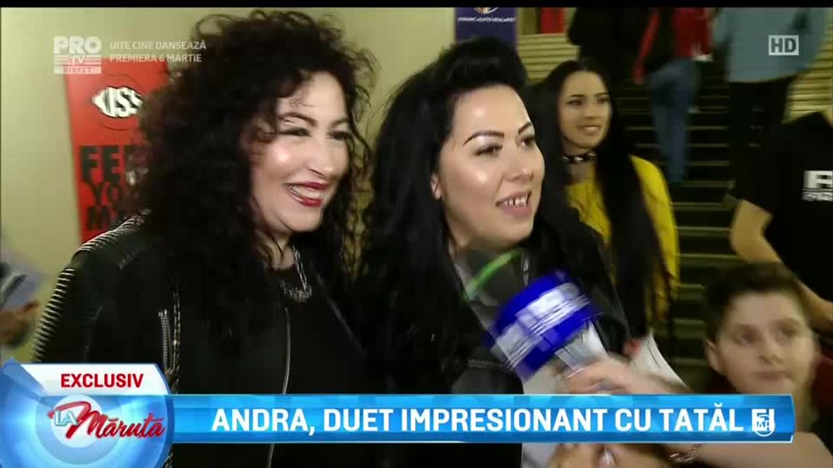Andra, duet impresionant cu tatal ei | Scene si bonusuri din La Măruță ...