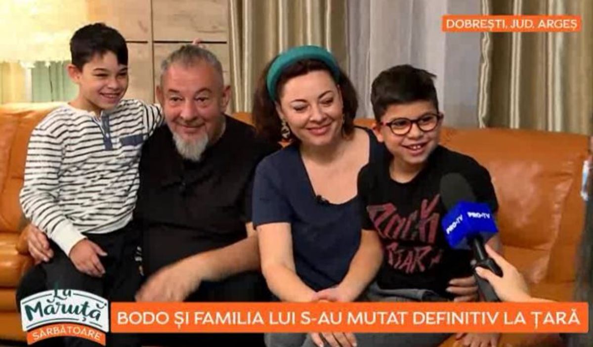 Bodo și familia lui au dat Bucureștiul pe casa de la țară! Ce viață ...