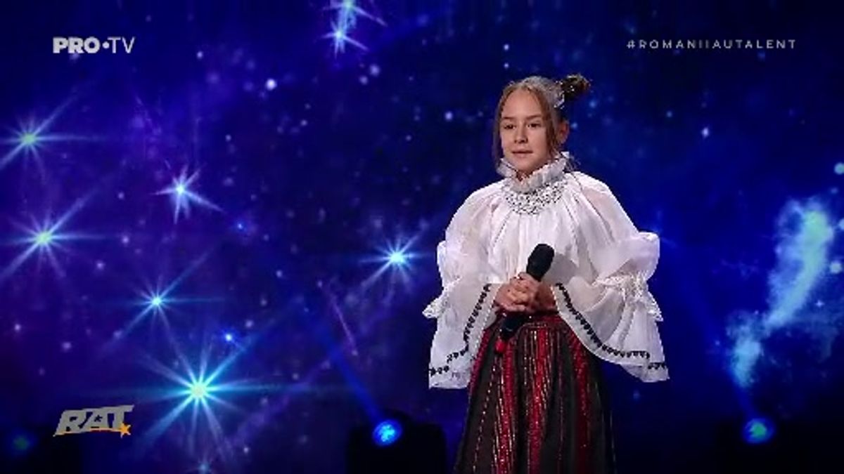 Românii au talent, 15 martie 2024. Daria Crețu, fetița din Buzău care ...