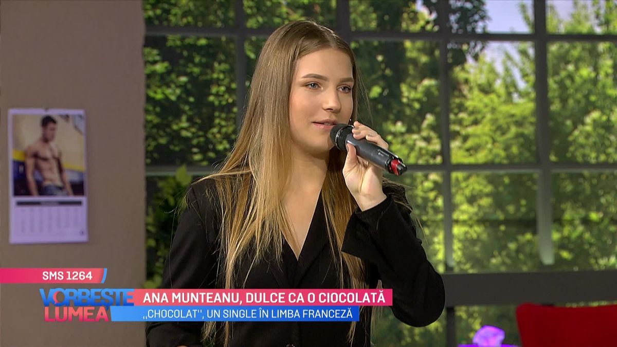 Ana Munteanu, dulce ca o ciocolată:"Când eram pe scena Vocea României ...