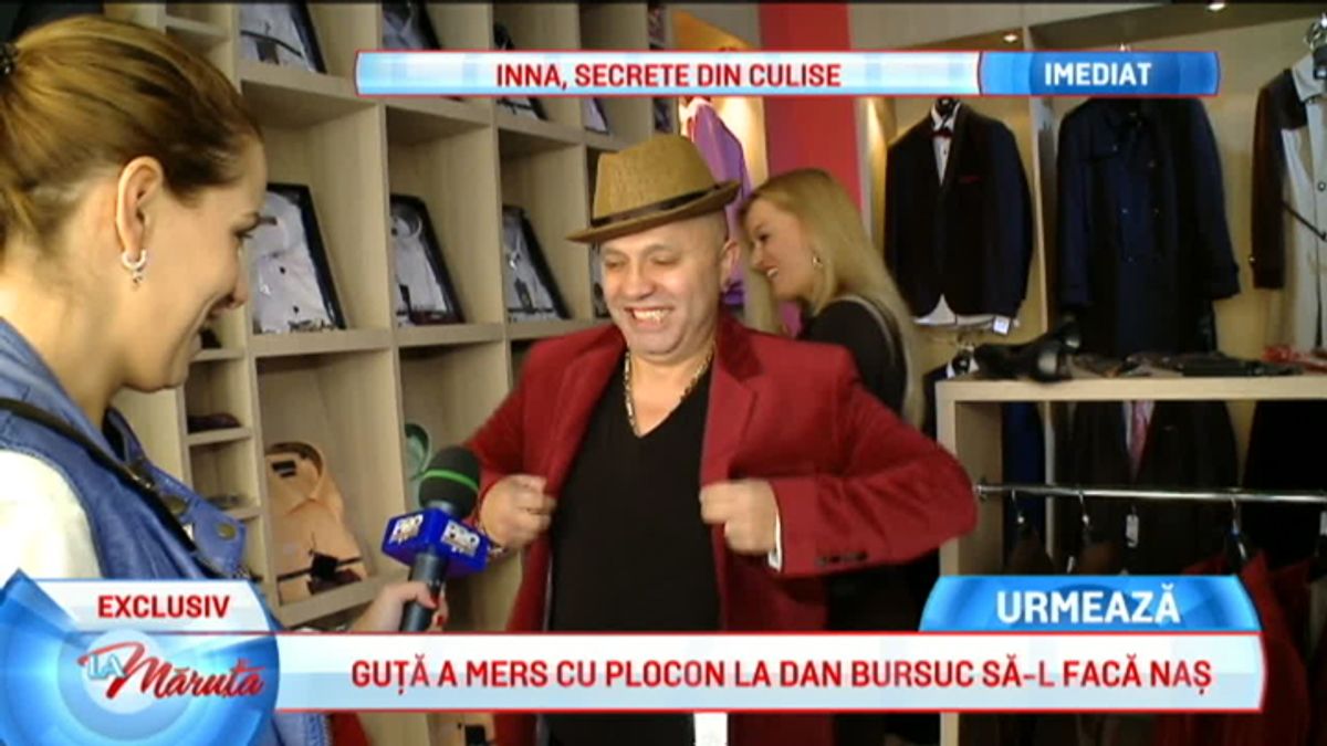 Guta a mers la magazin sa isi cumpere costum pentru botezul micutei ...