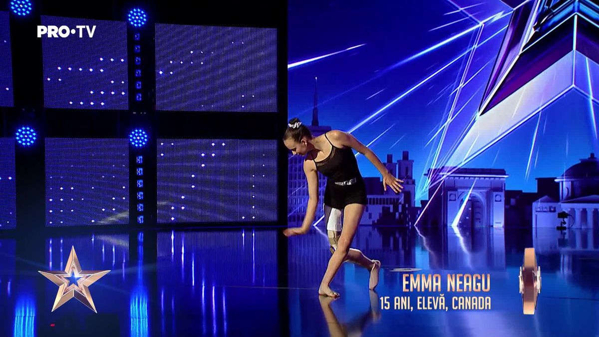 Românii au talent, sezonul #9suprem, prima ediție: Emma Neagu | Scene ...