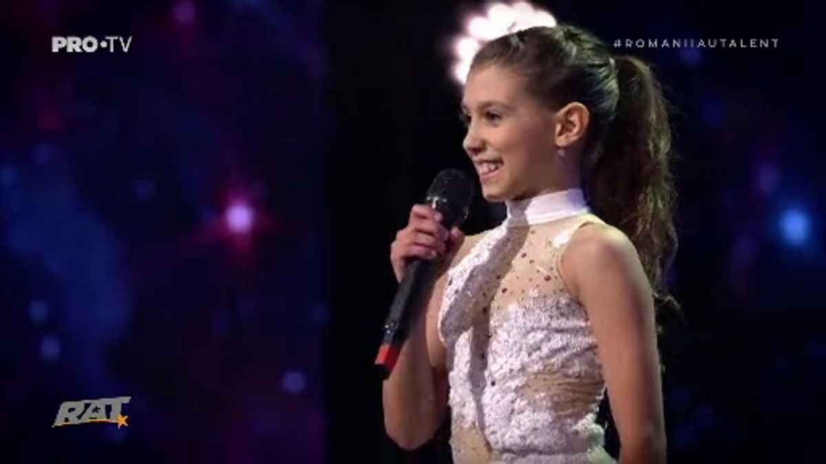 Românii au talent, 15 martie 2024. Erica Popa, eleva de 9 ani din ...