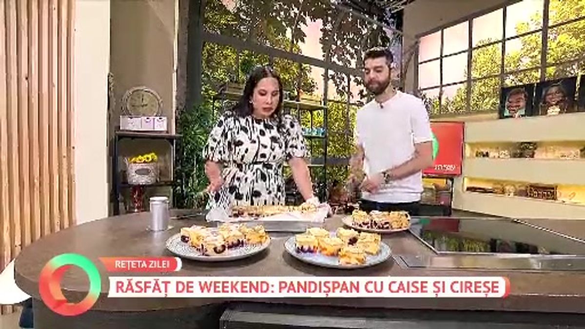 Răsfăț de weekend: Pandișpan cu caise și cireșe | Scene si bonusuri din ...