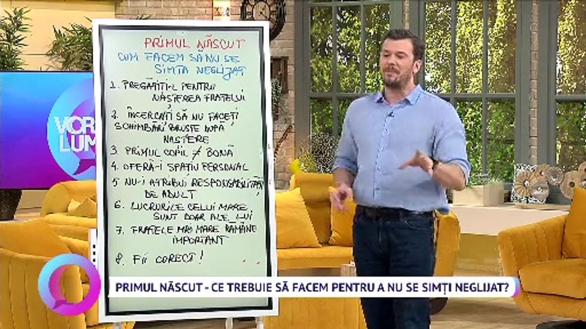 Primul născut - ce trebuie să facem pentru a nu se simți neglijat ...