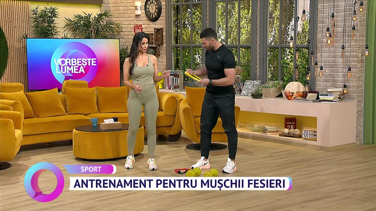 Antrenament pentru mușchii fesieri | Scene si bonusuri din Vorbește ...
