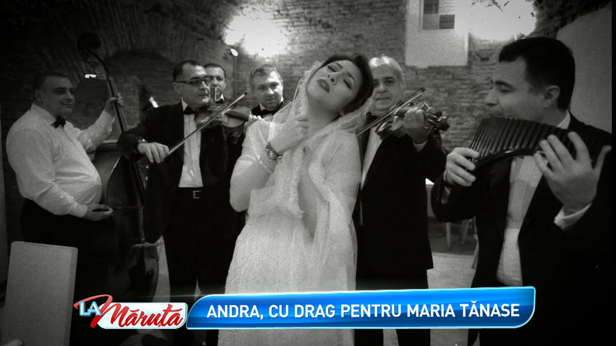 Andra canta din repertoriul Mariei Tanase | Scene si bonusuri din La ...