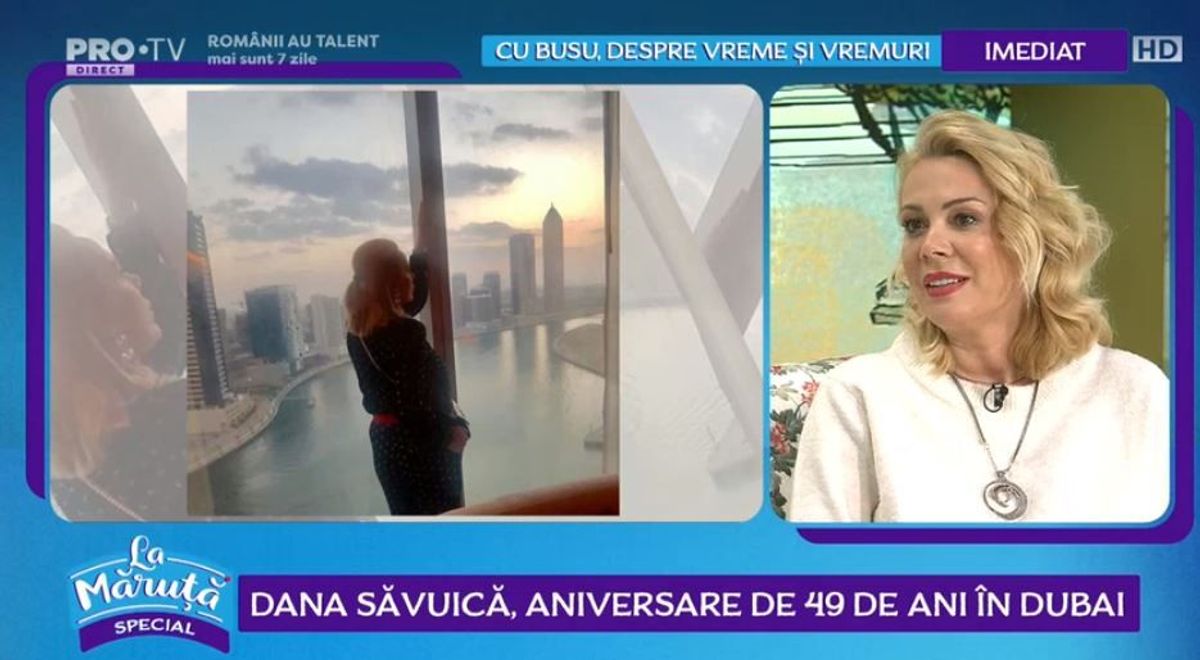 VIDEO Dana Săvuică, aniversare de 49 de ani în Dubai | PRO TV