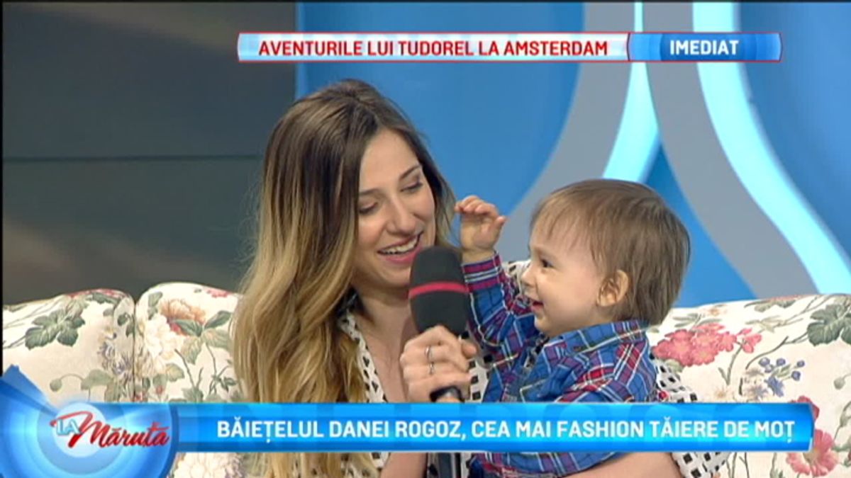 Baietelul Danei Rogoz, cea mai fashion taiere de mot | Scene si ...