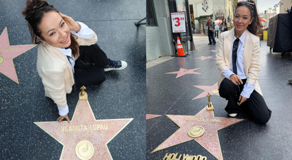 Vlăduța Lupău, imagini de colecție cu propria stea de pe Walk of Fame ...