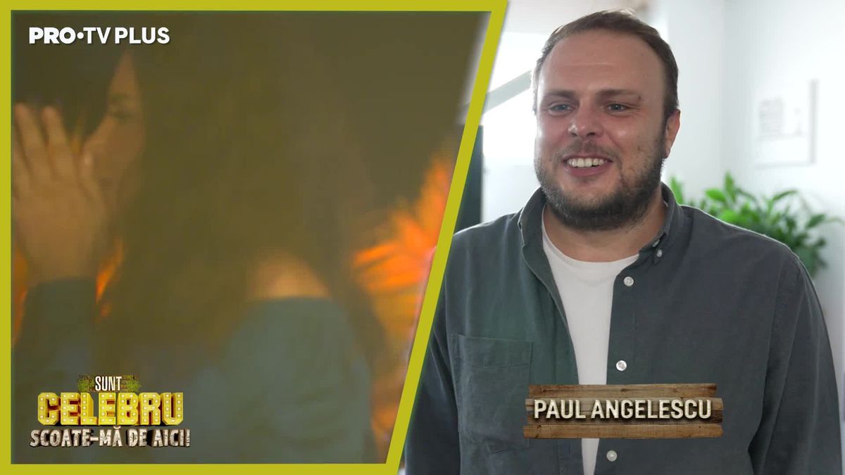 Paul Angelescu - reacție moment Sunt celebru, scoate-mă de aici ...