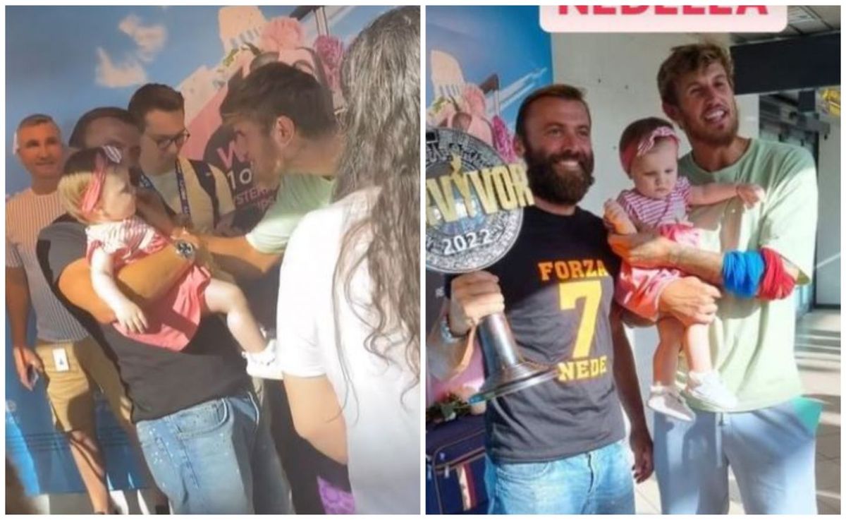 Alexandru Nedelcu, revedere emoționantă! Iubita și fetița lui l-au ...