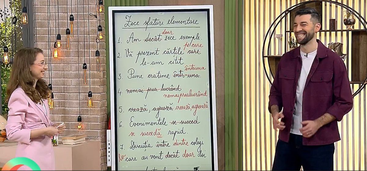 Greșelile de gramatică pe care le faci zilnic fără să știi! Corina Popa ...