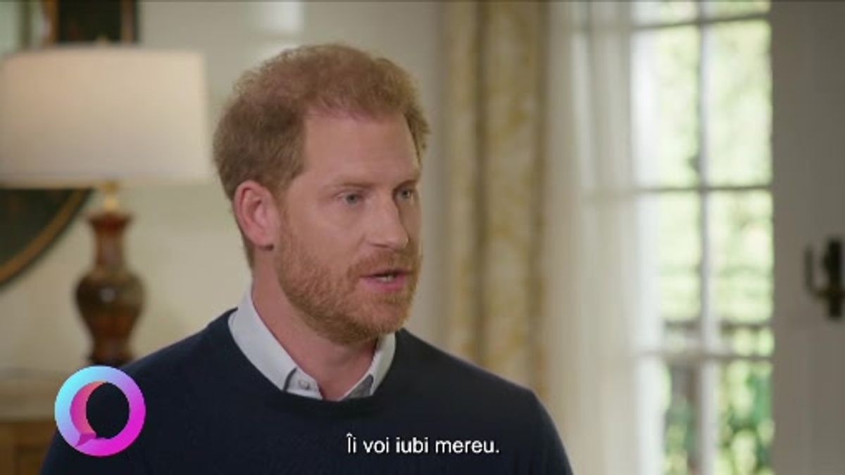 Interviu-documentar prințul Harry | Scene si bonusuri din Vorbește ...