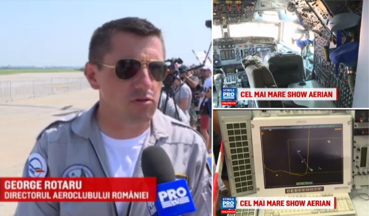 100 de avioane militare si civile au facut acrobatii spectaculoase pe ...
