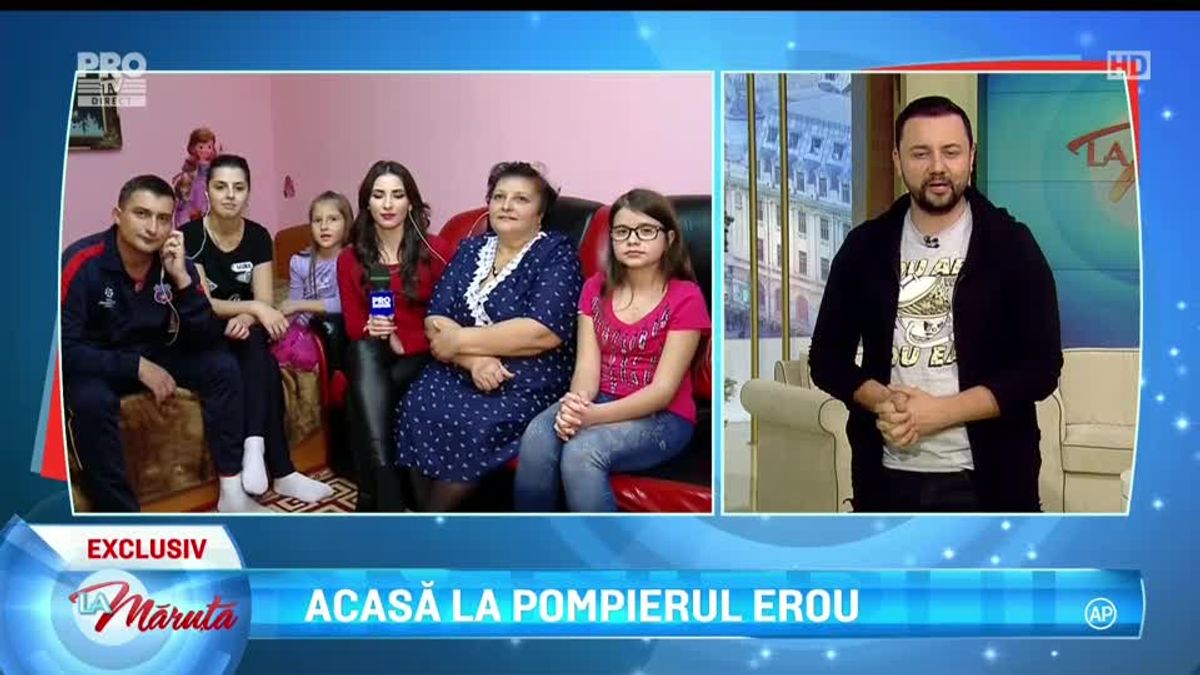 Acasa la pompierul erou | Scene si bonusuri din La Măruță | PRO TV