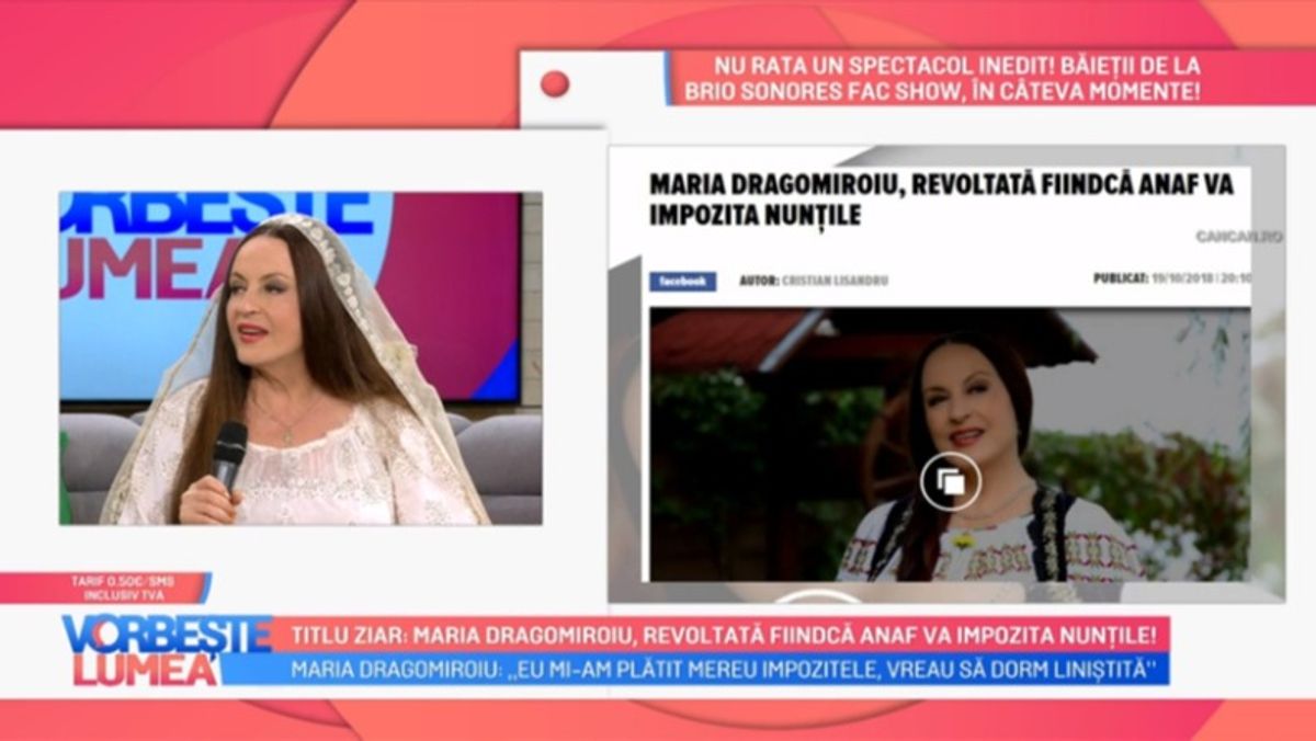 Maria Dragomiroiu răspunde acuzațiilor din presă | Scene si bonusuri ...