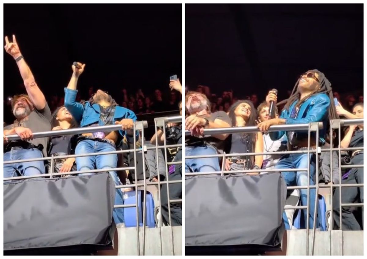 Moment viral la concertul lui Lenny Kravitz din Madrid. Gestul făcut de ...