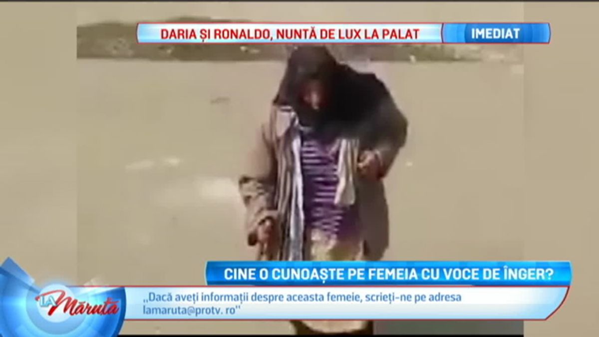 Cine o cunoaste pe femeia cu voce de inger? | Scene si bonusuri din La ...