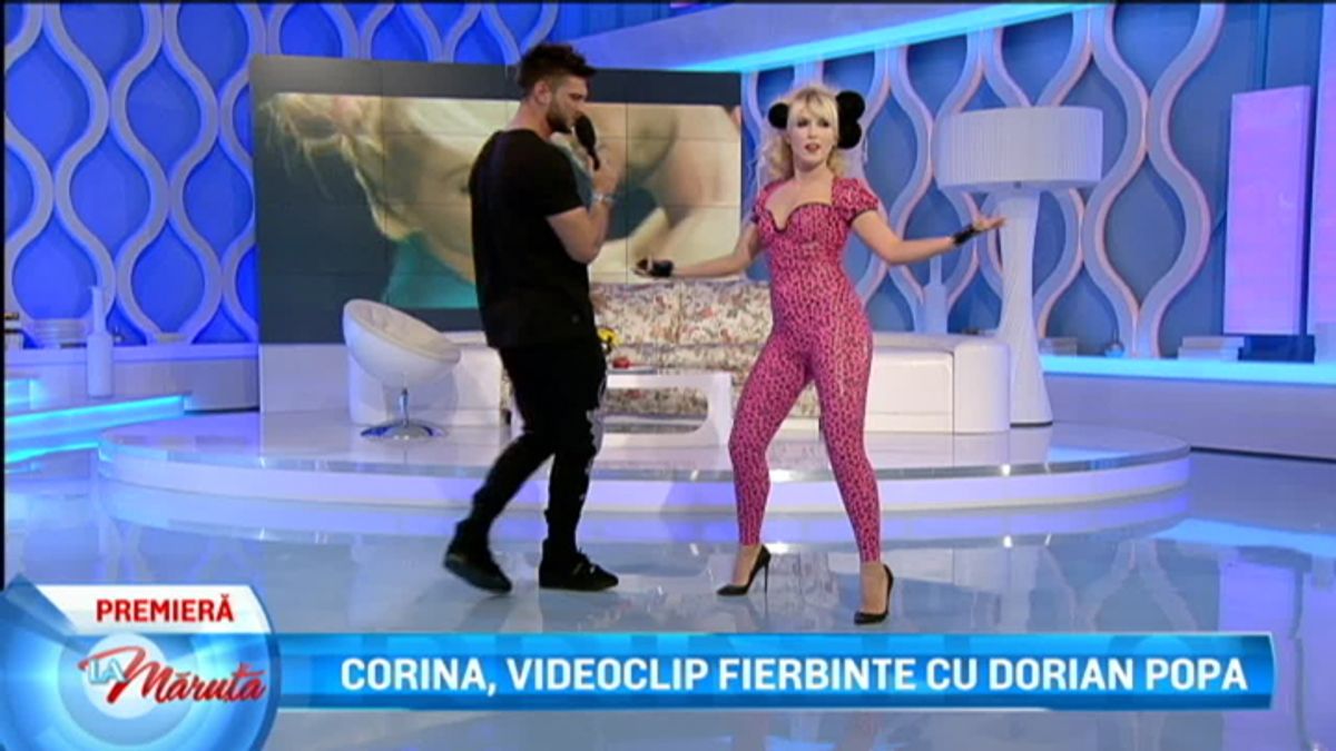 Corina, videoclip fierbinte cu Dorian Popa | Scene si bonusuri din La ...