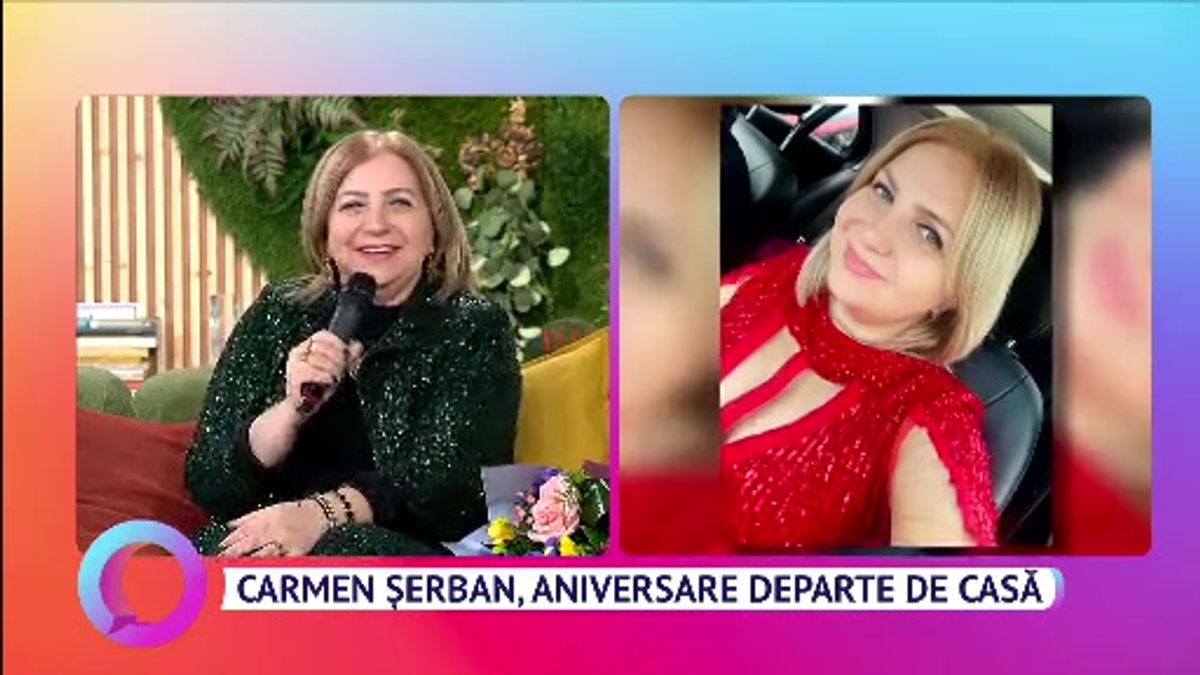 Carmen Șerban, aniversare departe de casă | Scene si bonusuri din ...