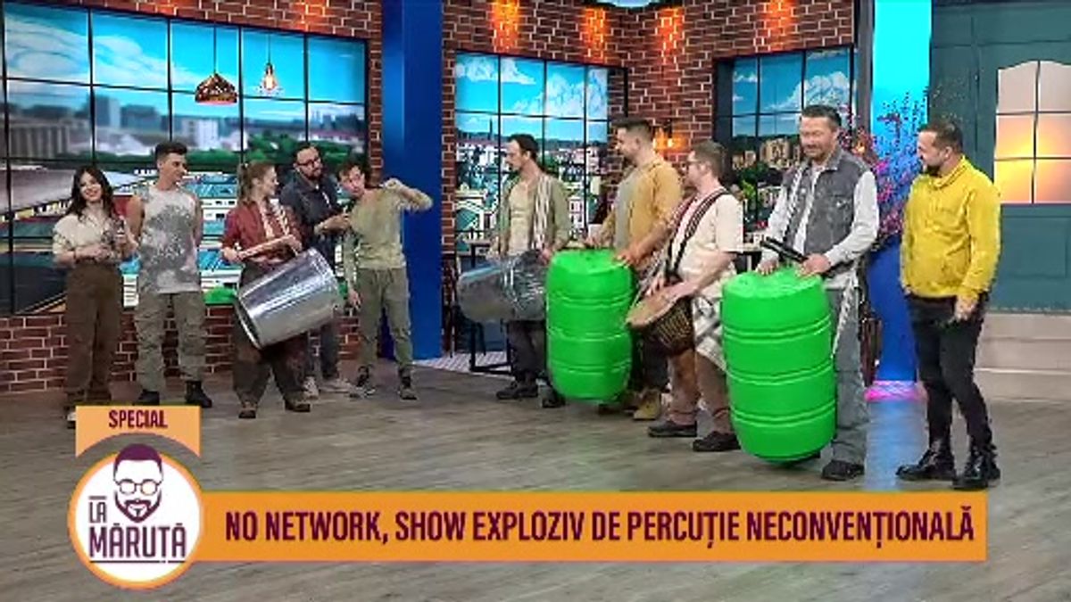 No Network, show exploziv de percuție neconvențională | Scene si ...