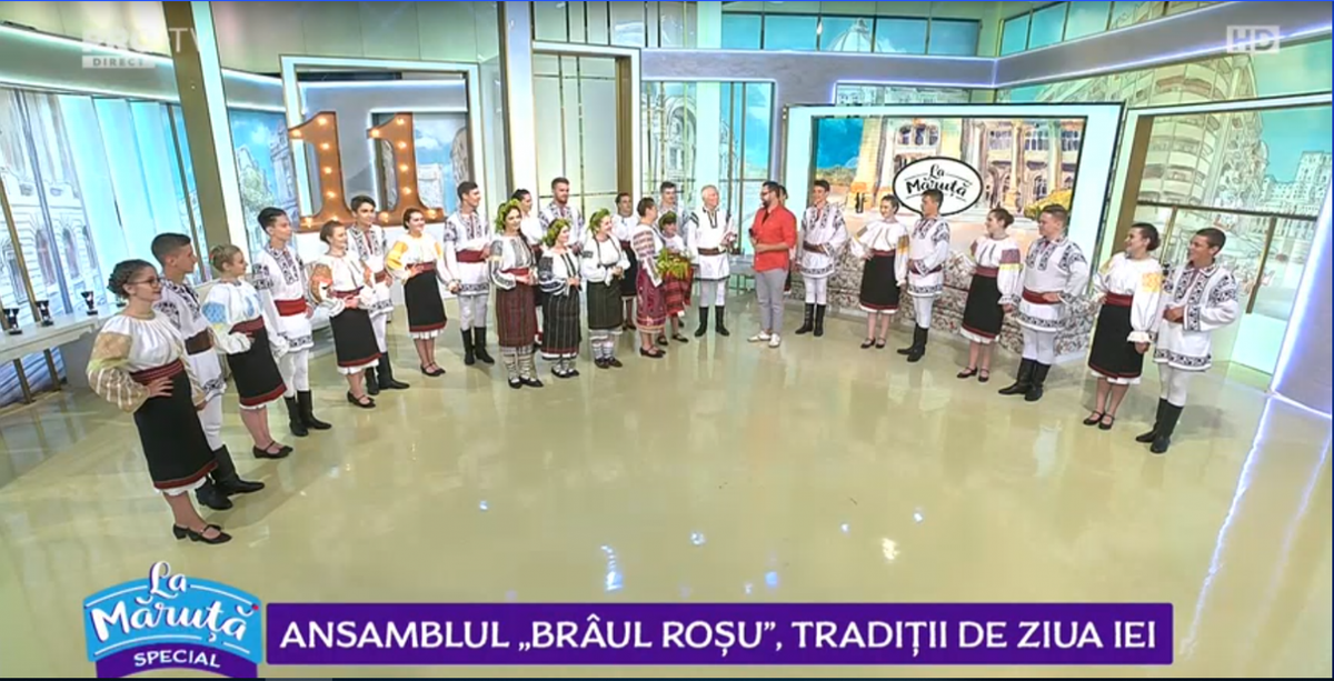 VIDEO Ansamblul "Brâul Roșu", tradiții de ziua iei | PRO TV