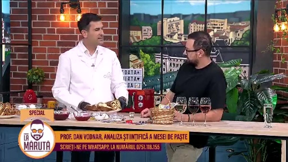 Prof. Dan Vodnar, analiza științifică a mesei de Paște | Scene si ...