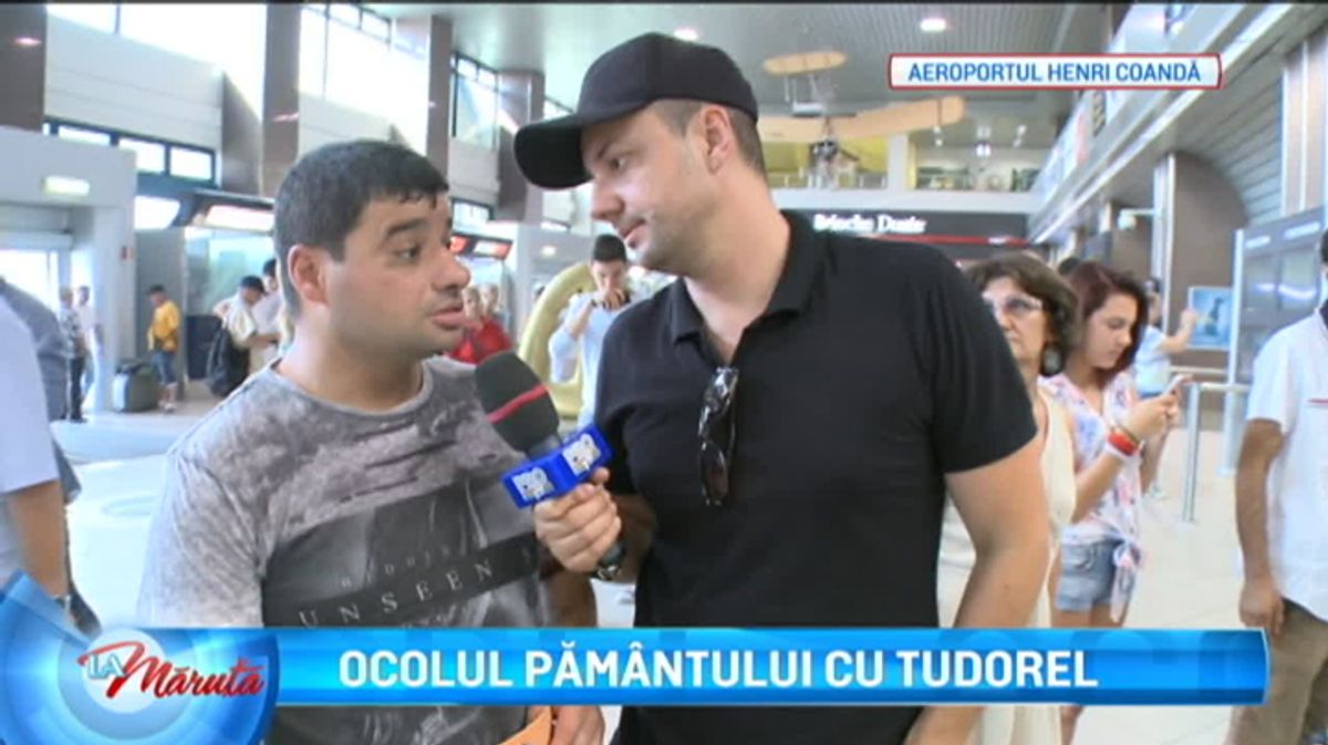 Catalin Maruta si Tudorel Popa s-au intalnit in aeroport cu Andra si ...