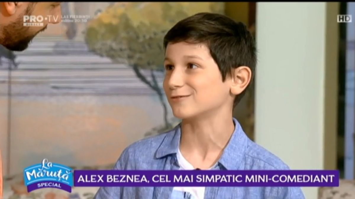 Alex Beznea, cel mai simpatic mini-comediant | Scene si bonusuri din La ...