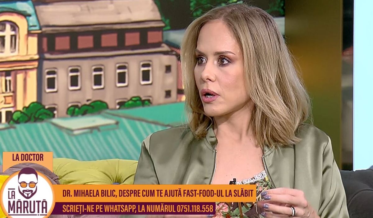 Dr. Mihaela Bilic, despre cum te ajută fast-food-ul la slăbit! "Eu ...