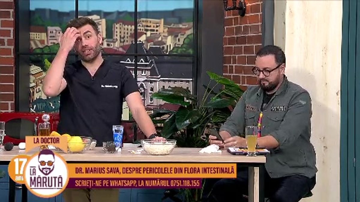 Dr. Marius Sava, despre pericolele din flora intestinală | Scene si ...