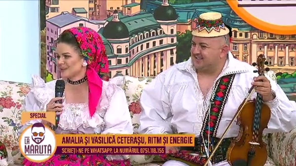 Amalia Ursu și Vasilică Ceterașu - Pun sub pernă busuioc | Scene si bonusuri din La Măruță | PRO TV