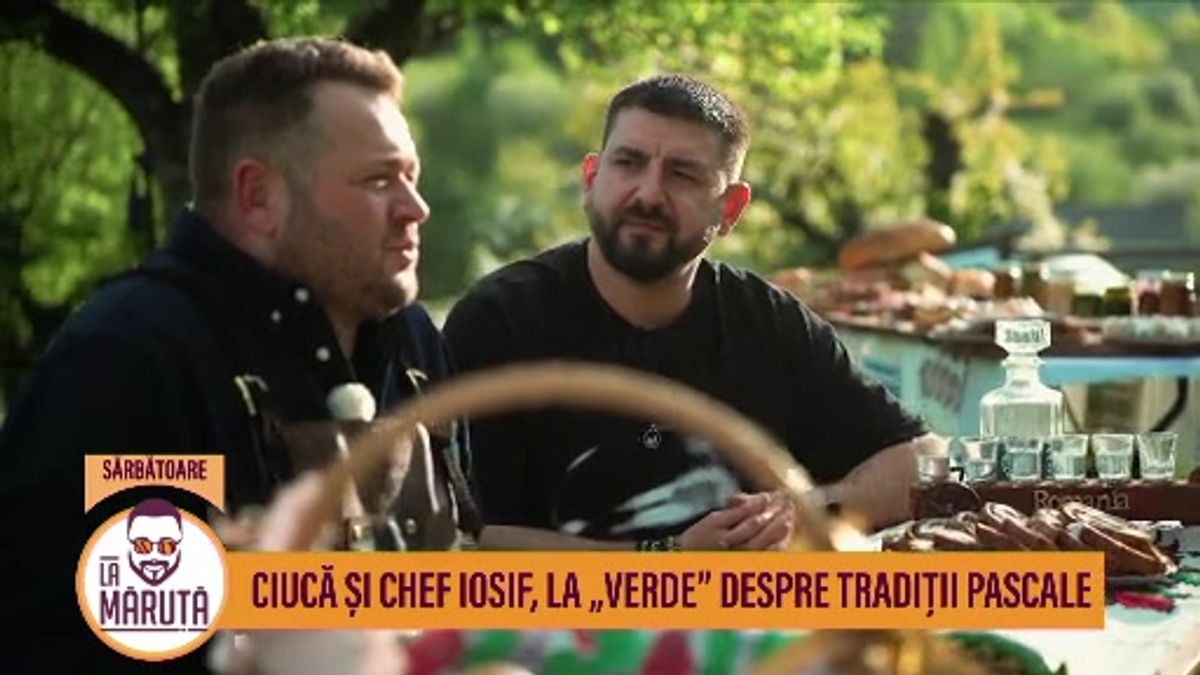 Ciucă și chef Iosif, la „verde” despre tradiții pascale | Scene si ...