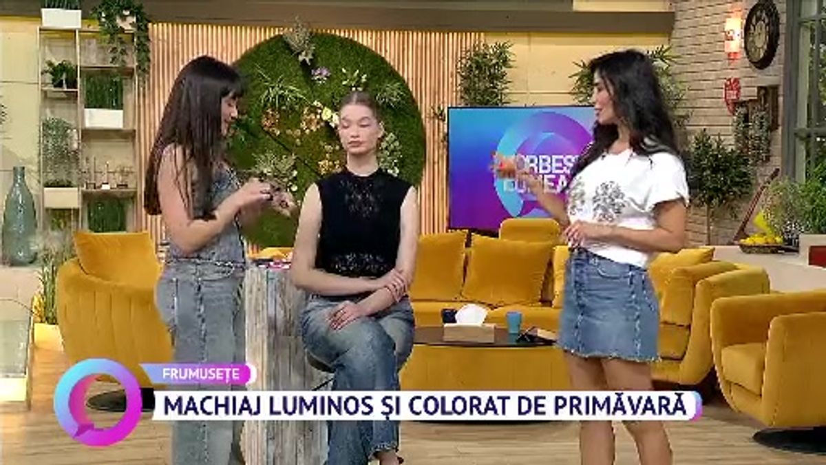 Machiaj luminos și colorat de primăvară | Scene si bonusuri din ...