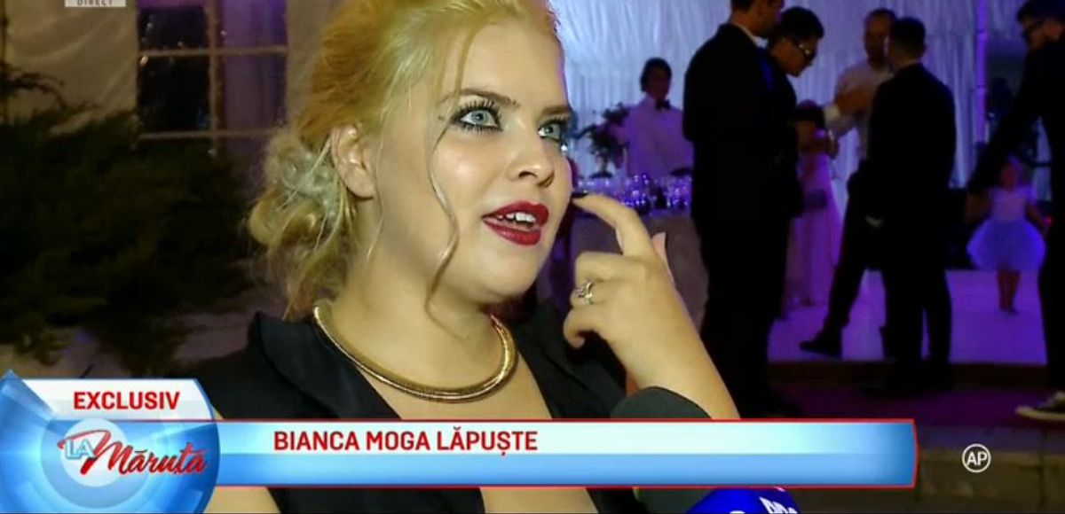 Bianca Lapuste Moga, la nunta lui What's Up cu Simina | Scene si ...