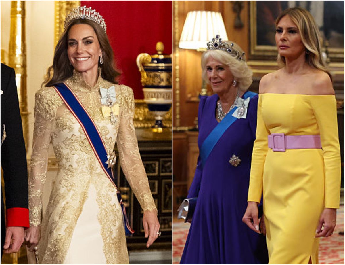Kate Middleton a eclipsat-o pe Melania Trump la banchetul regal oferit în onoarea președintelui ...