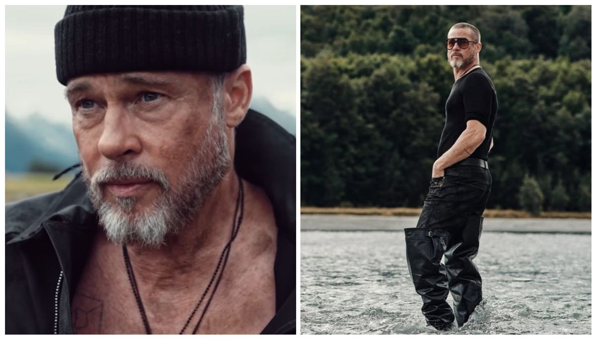 Brad Pitt a stârnit isterie printre fane purtând cizme din piele până ...