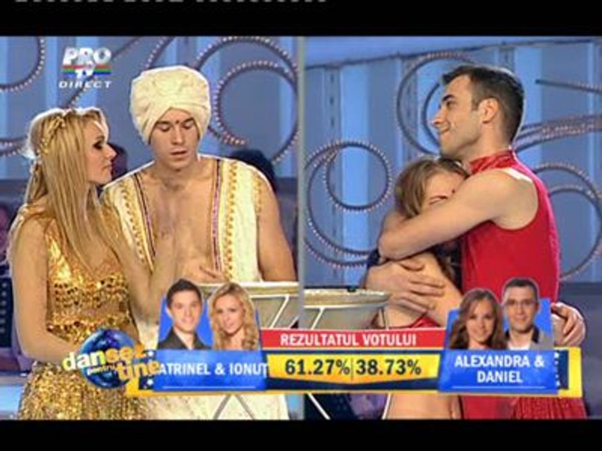 Daniel Nitoiu si Alexandra au parasit competitia "Dansez pentru tine ...