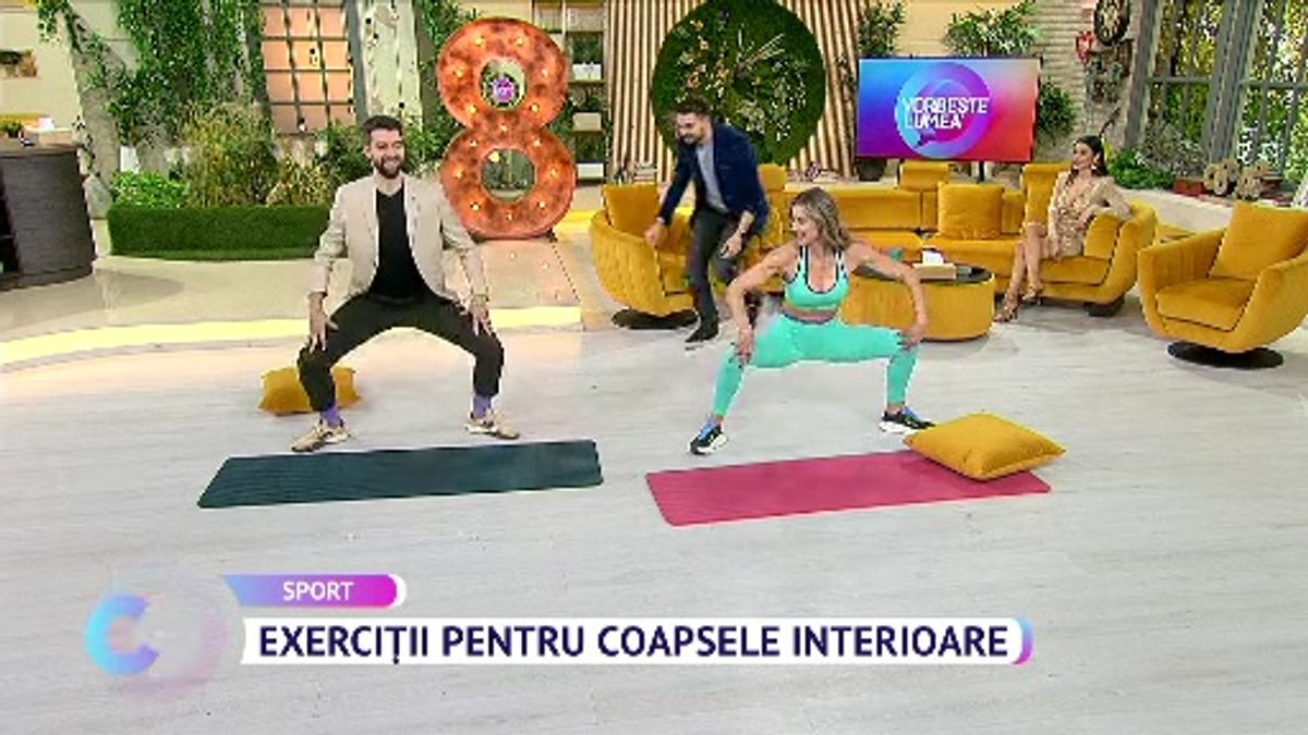 Exerciții pentru coapsele interioare | Scene si bonusuri din Vorbește ...