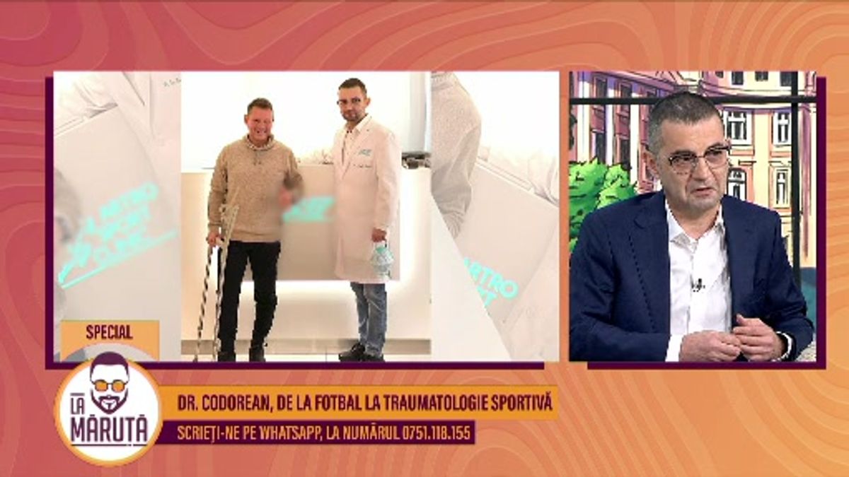 Dr. Codorean, de la fotbal la traumatologie sportivă | Scene si ...