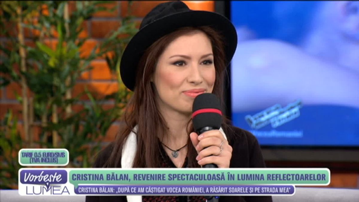 Cristina Balan, revenire spectaculoasa in lumina reflectoarelor | Scene ...