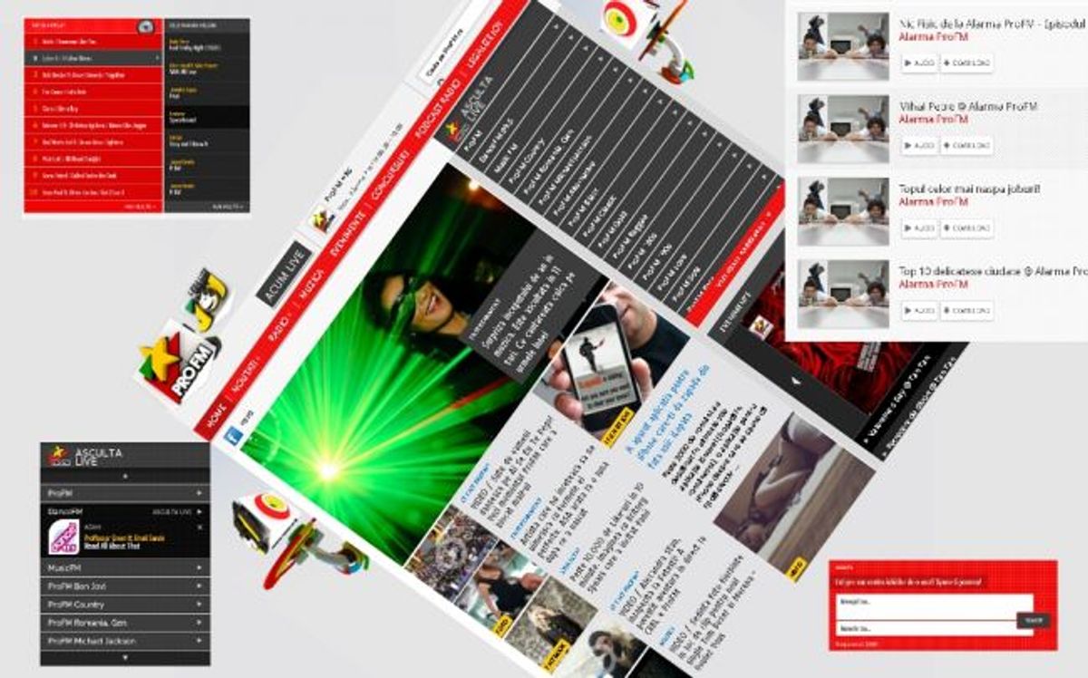 Iti place noul site ProFM? Asculta, citeste, vezi si distreaza-te ...