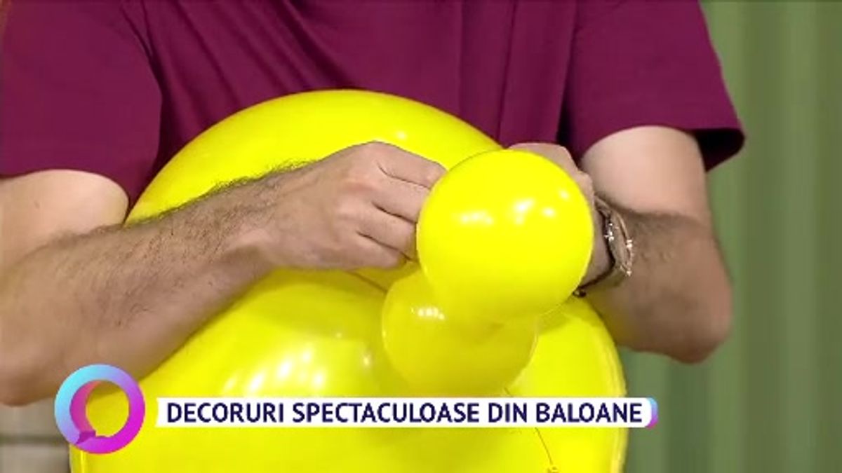 Decoruri spectaculoase din baloane | Scene si bonusuri din Vorbește ...