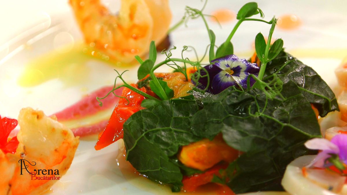 Calamar umplut cu peste si fructe de mare | Scene si bonusuri din Arena ...