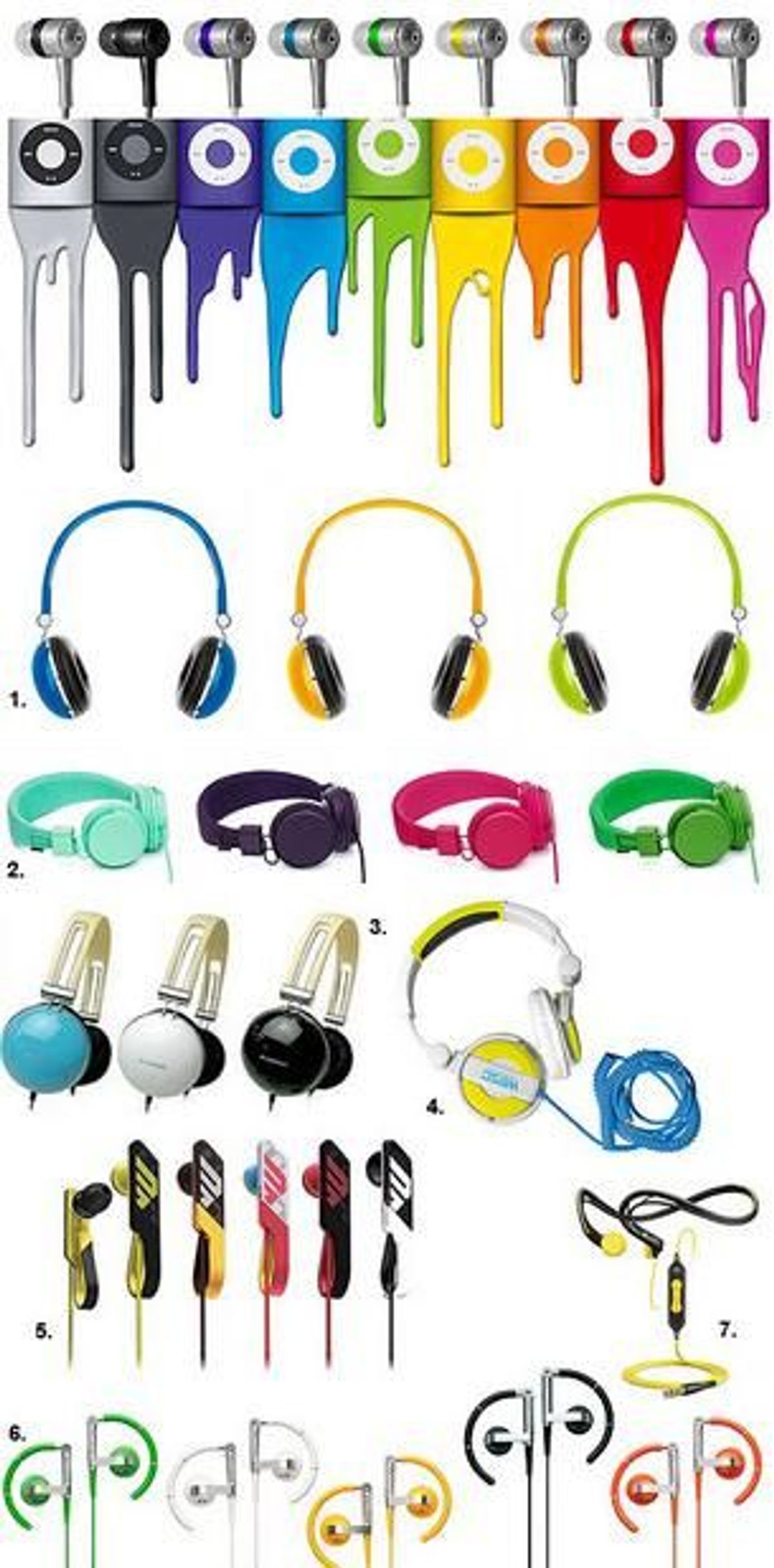 Accesorii chic: iPod-uri si casti in culori explozive! FOTO | PRO TV