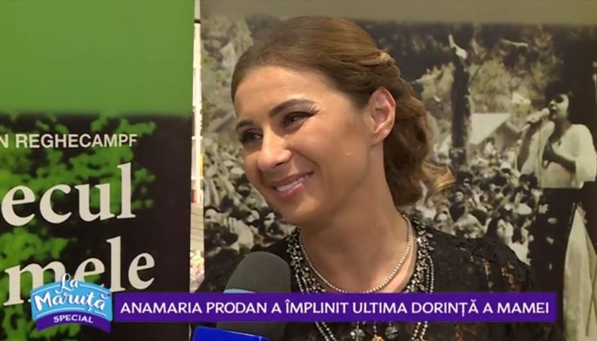 VIDEO Anamaria Prodan a lansat cartea "Cântecul vieții mele" | PRO TV