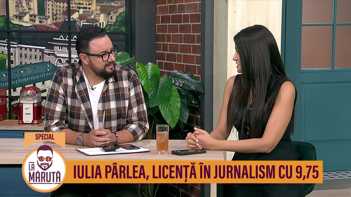Iulia Pârlea, licență în jurnalism cu 9,75 | Scene si bonusuri din La ...