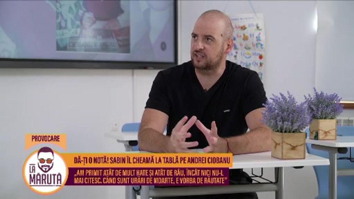 Dă-ți o notă! Sabin îl cheamă la tablă pe Andrei Ciobanu | Scene si bonusuri din La Măruță | PRO TV